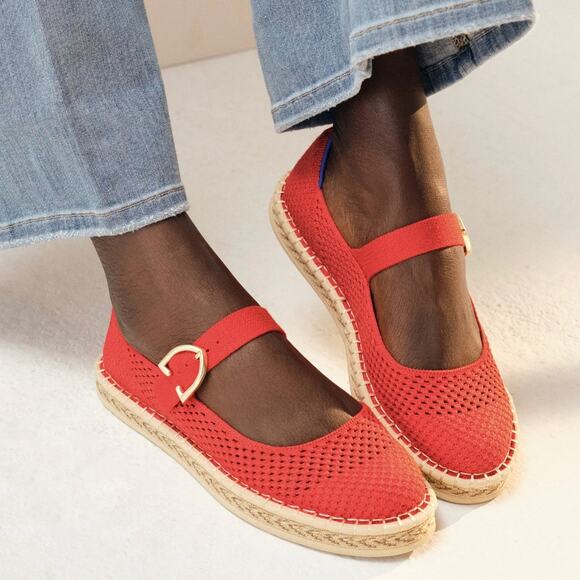 Rothy's | Shoes | Rothys The Espadrille Mary Jane Red Hot | Poshmark